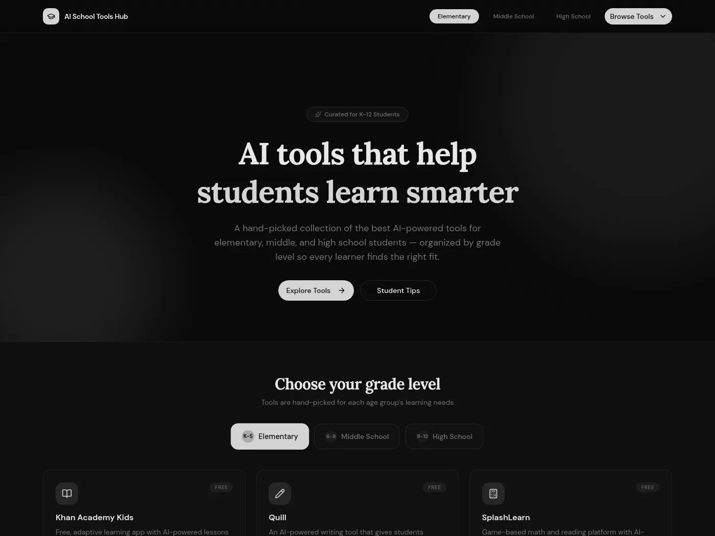 AI Tools School Hub