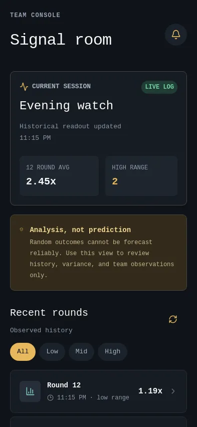 Aviator Signal Predictor