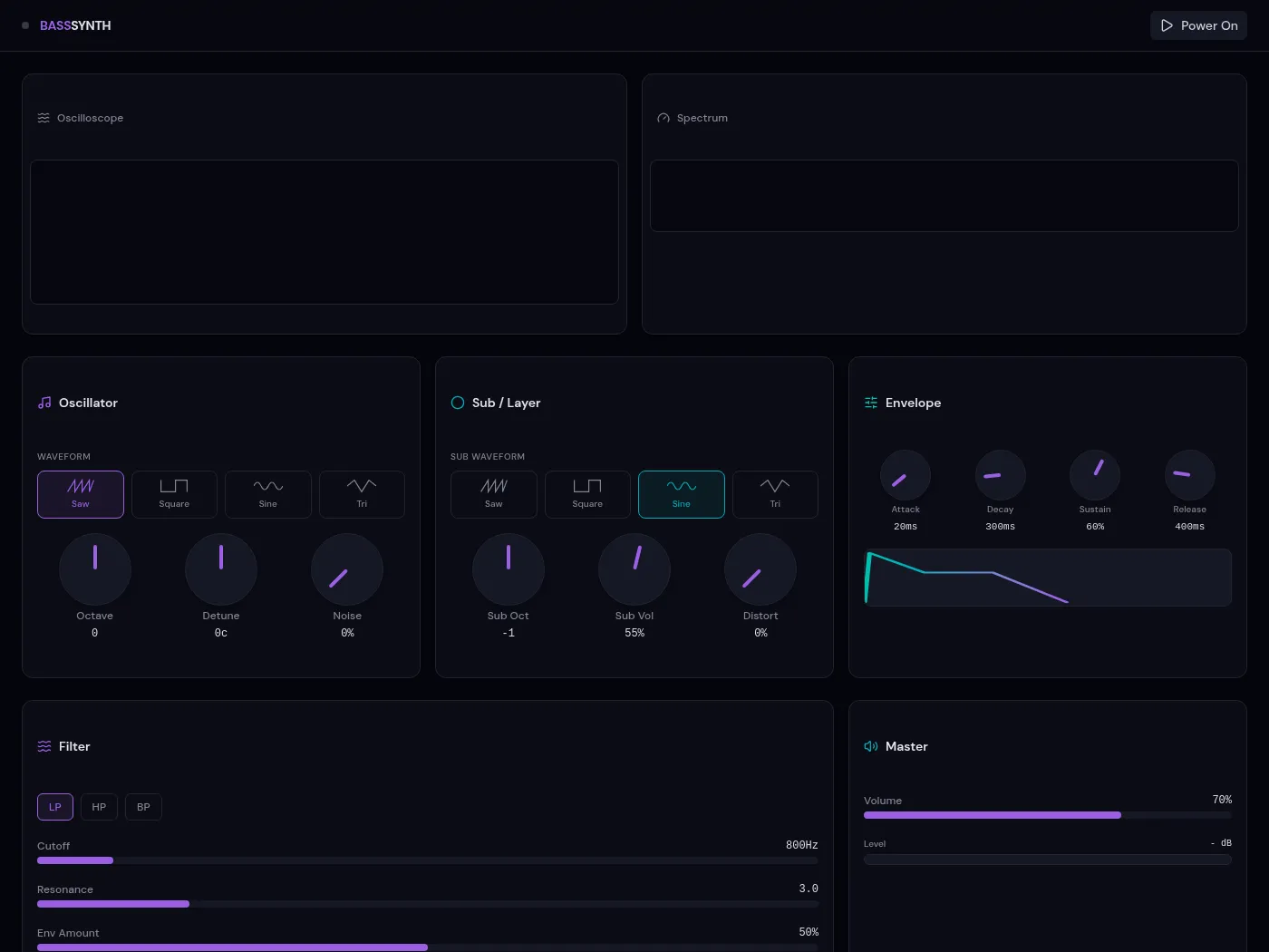 BassSynth Studio