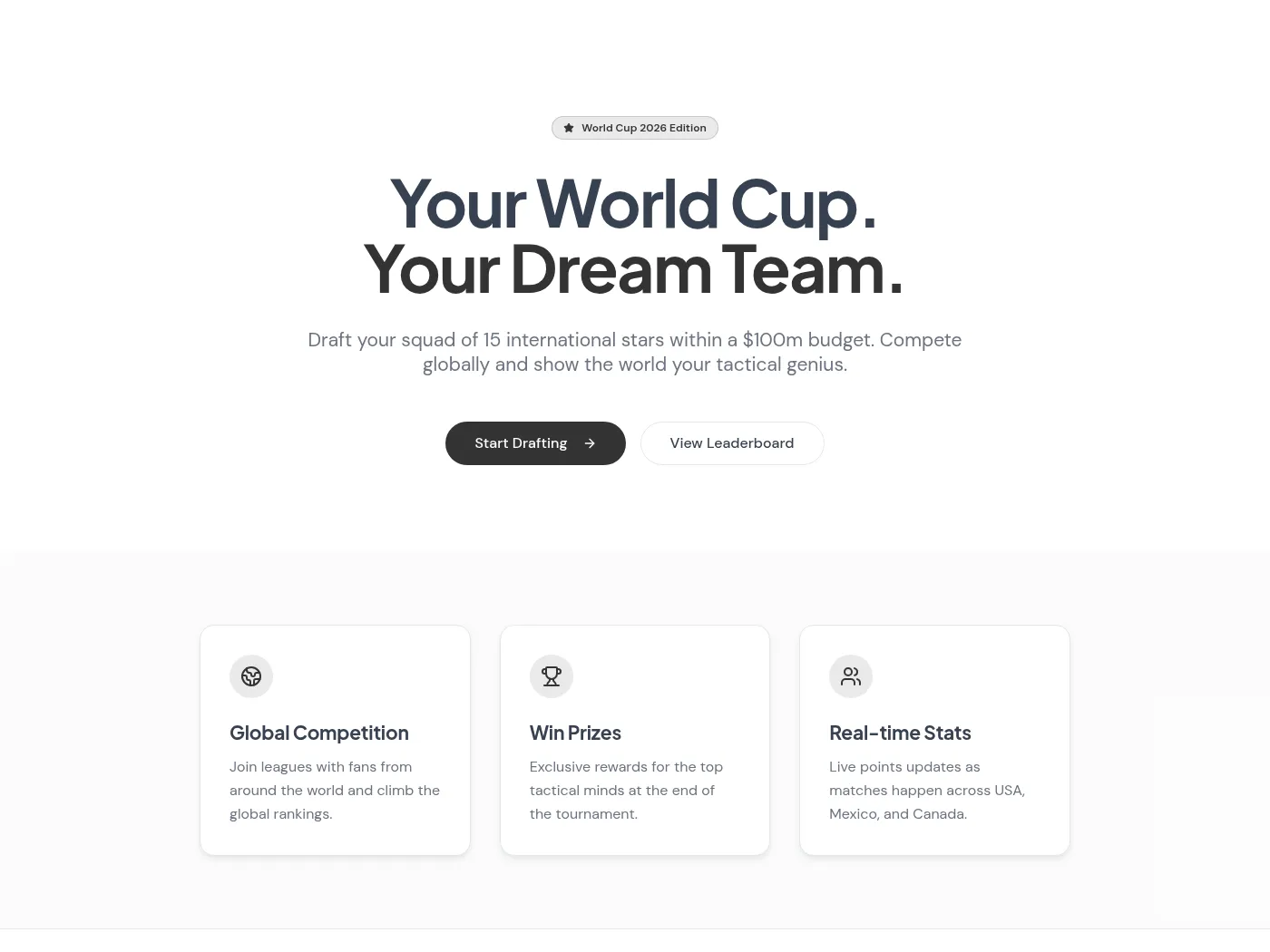 World Cup Fantasy Arena