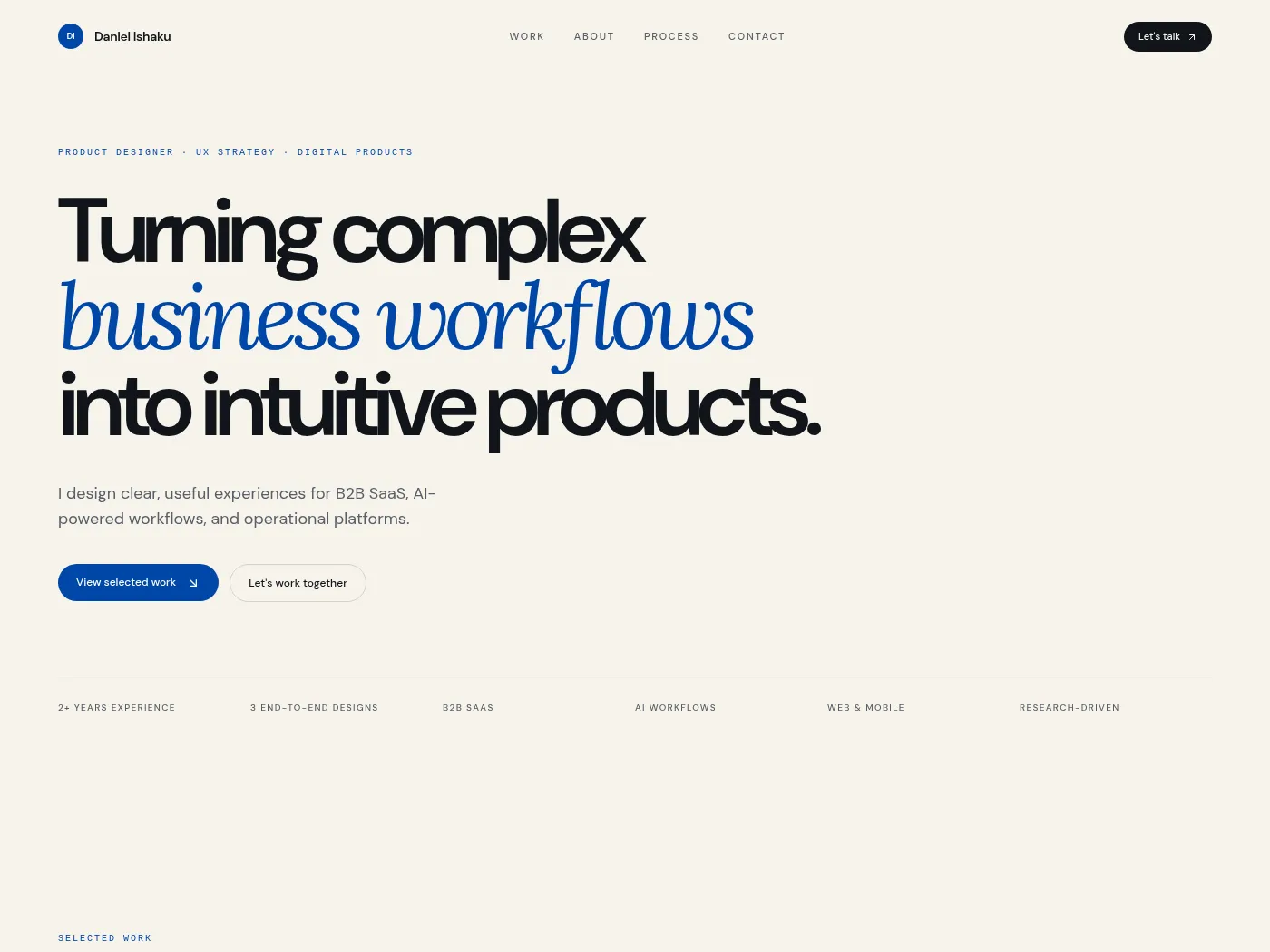 Sleek Portfolio Hub