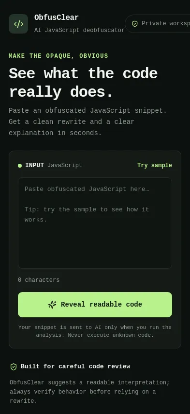 ObfusClear AI