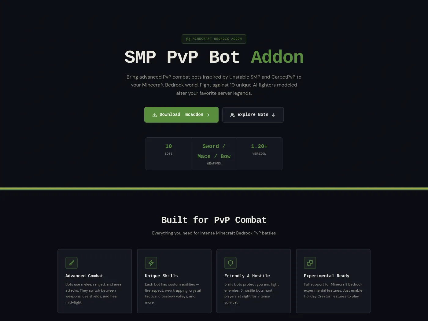 SMP PvP Bot Addon