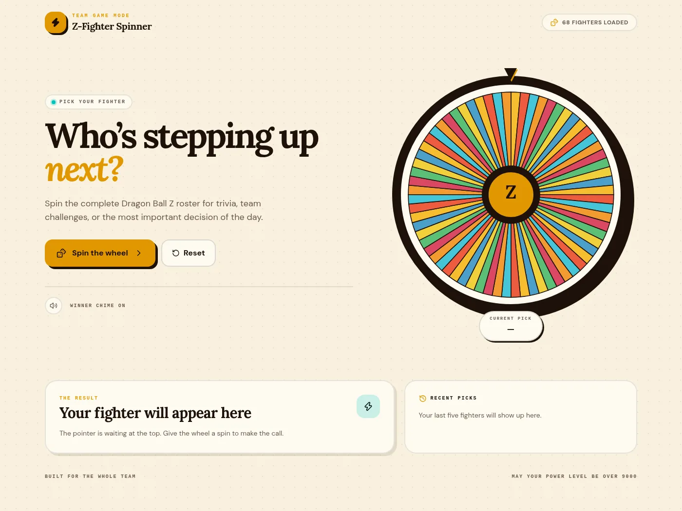 Dragon Ball Z Spinner