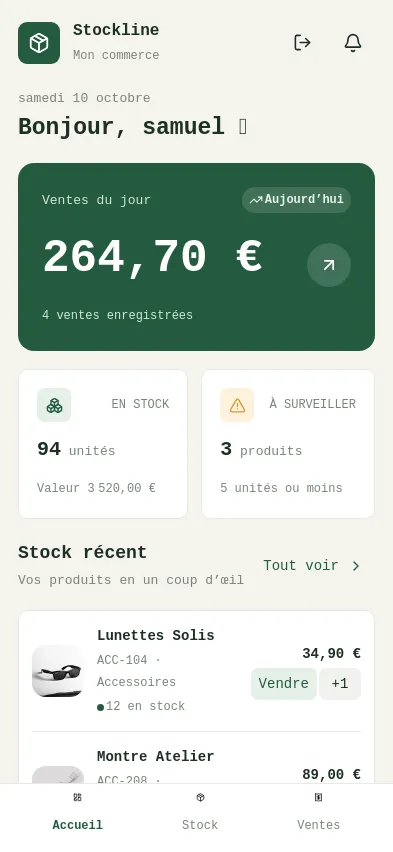 StockSale Mobile App