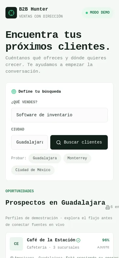 B2B Hunter App