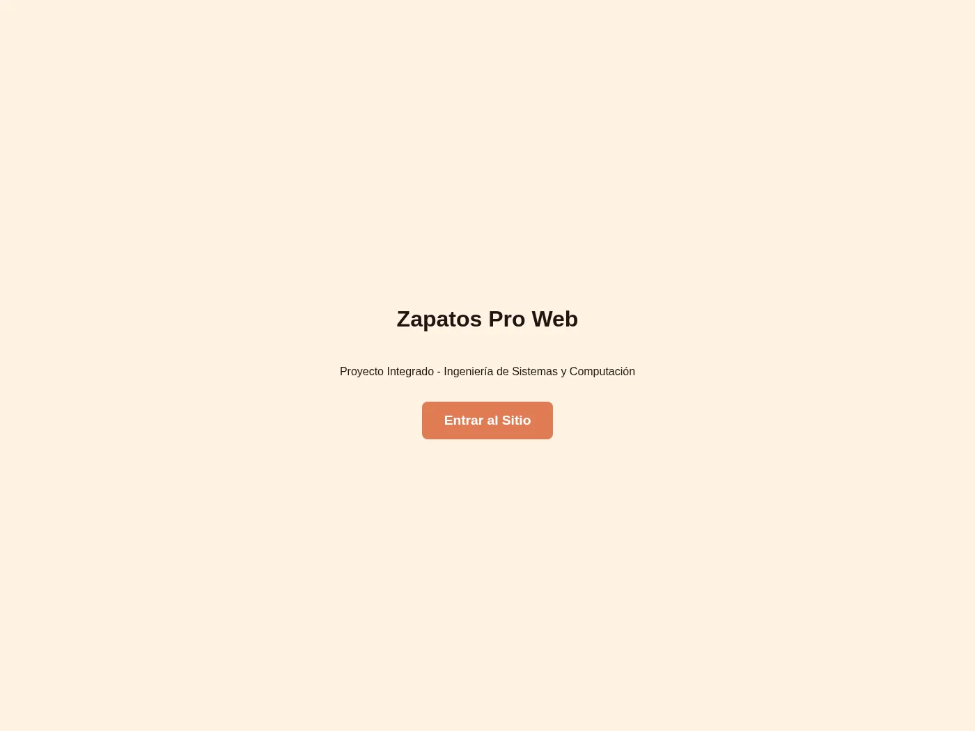 Zapatos Pro Web