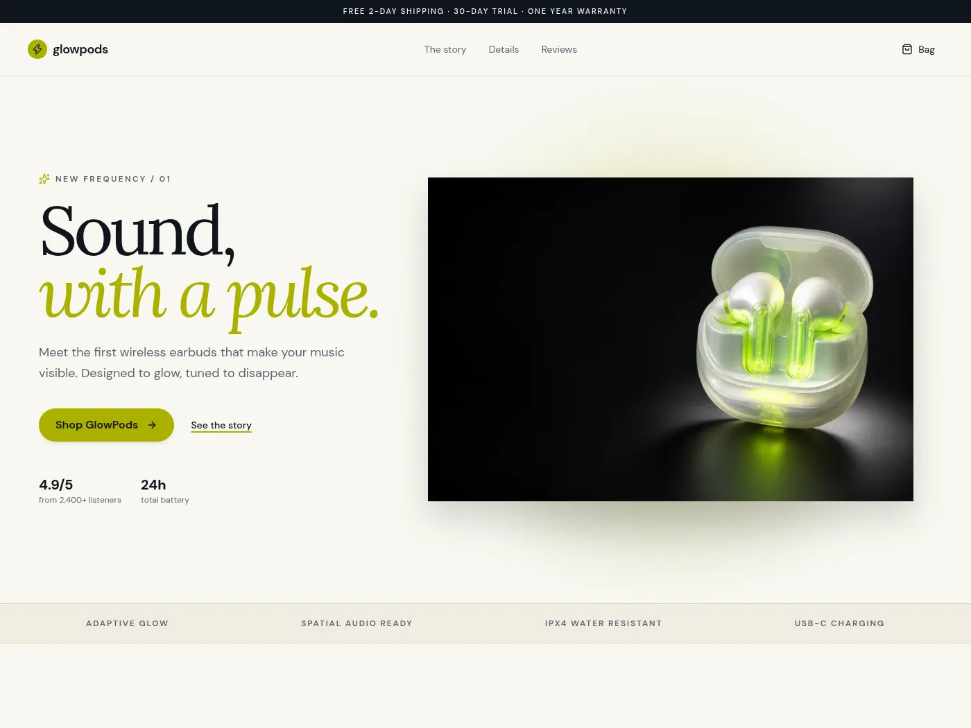 GlowPods Storefront
