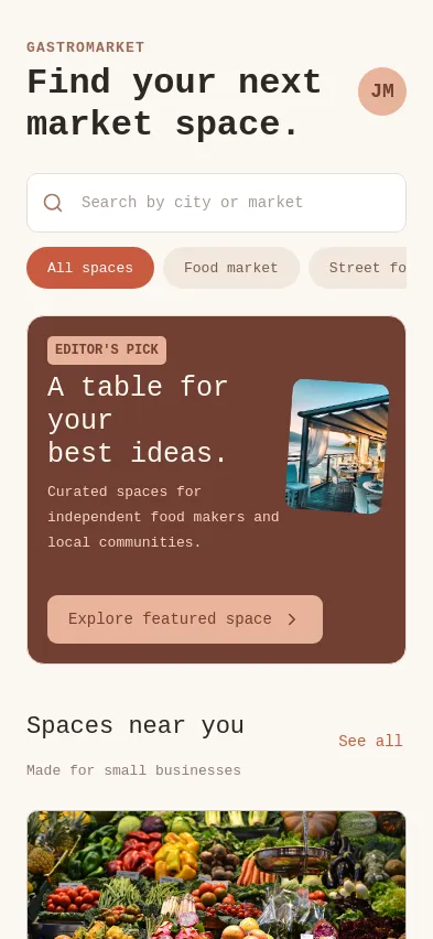 GastroMarket Mobile