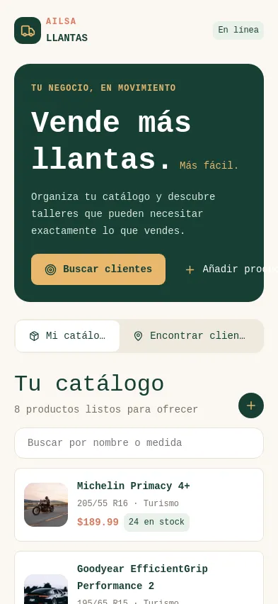 AILSA LLANTAS Client Finder