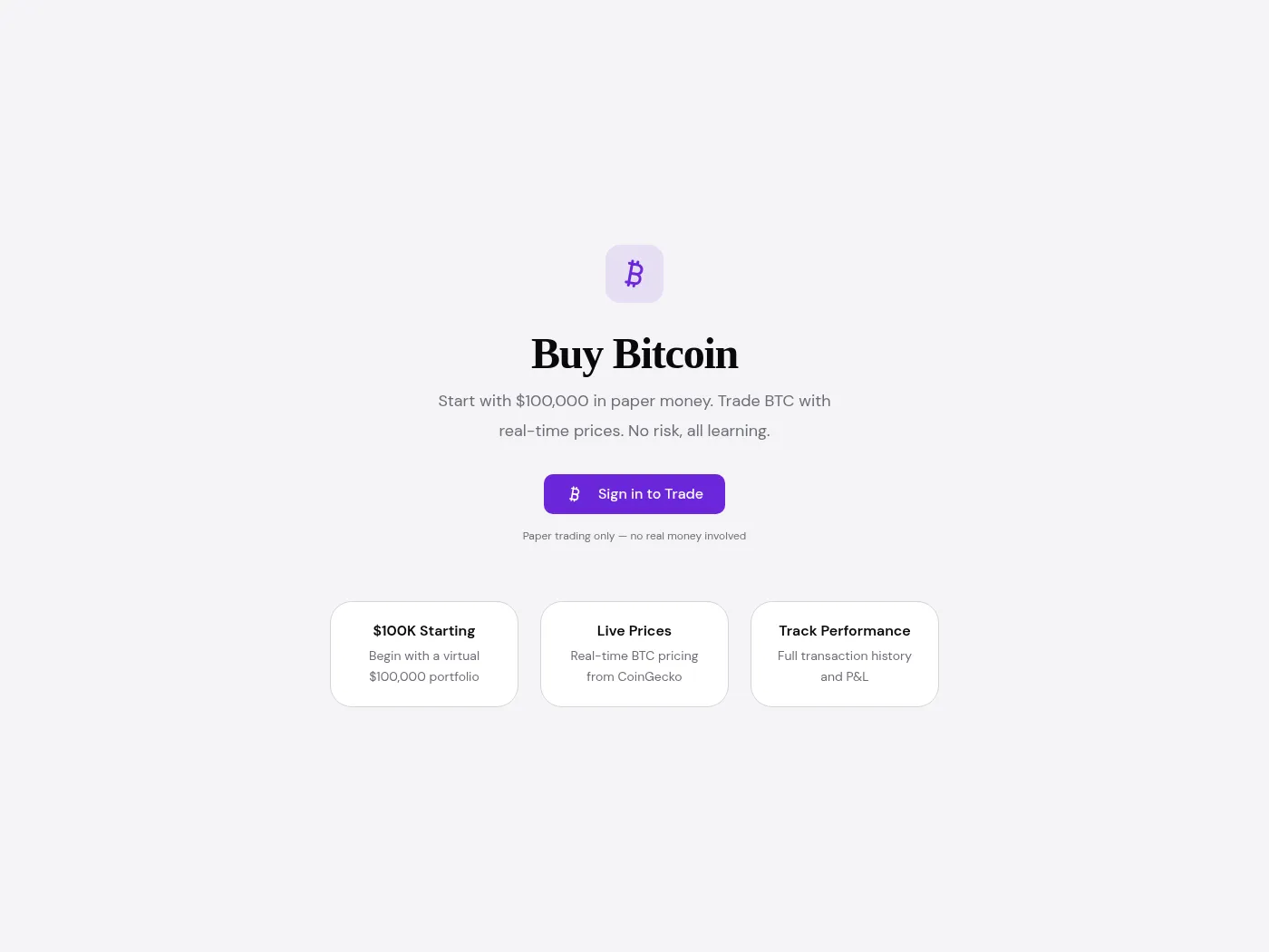 Bitcoin Buy Platform