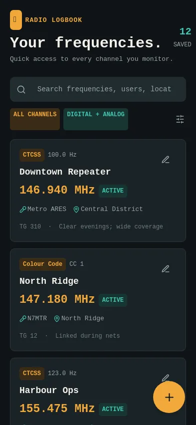 Radio Logbook