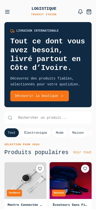 Logistique Transite Ivoire
