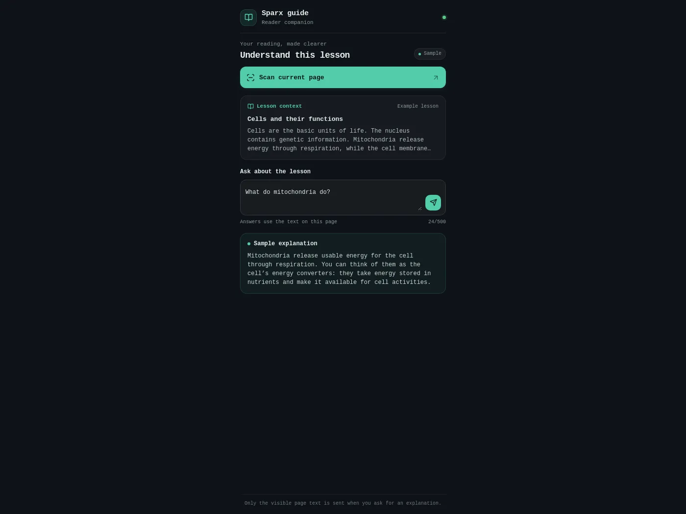 Sparx AI Answer Extension