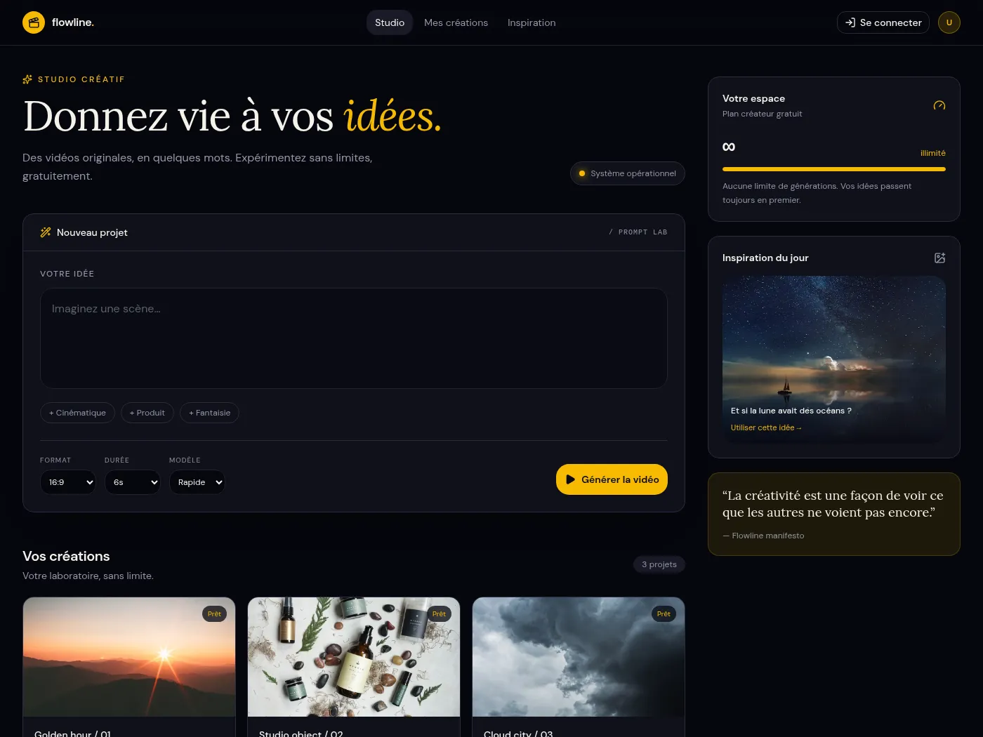 Infinite Video Flow