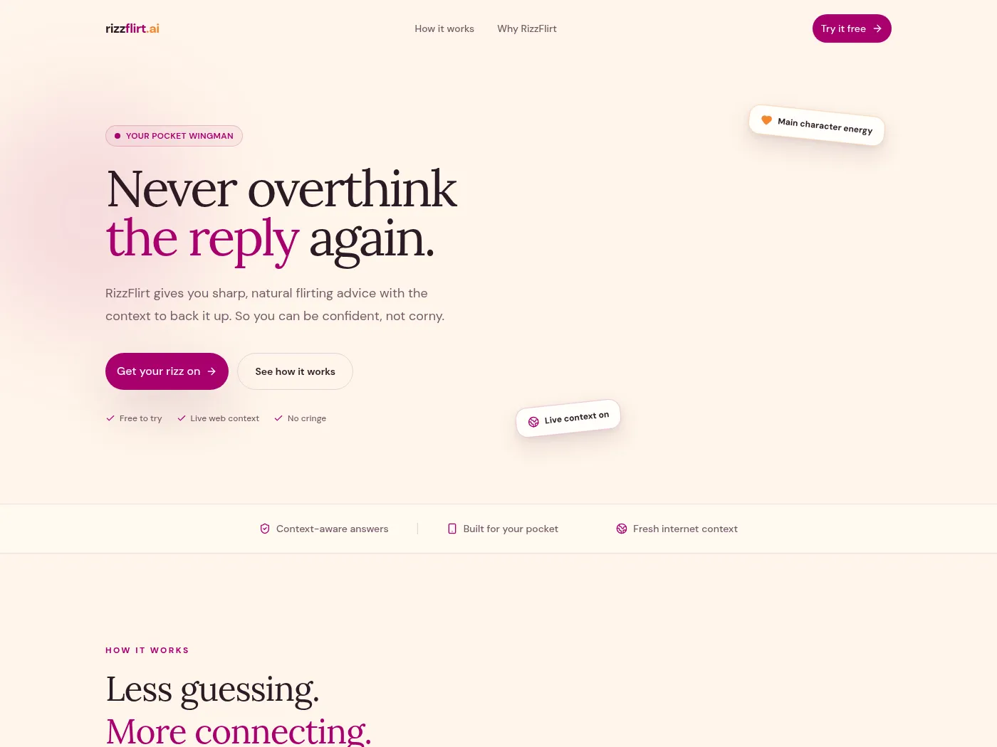 RizzFlirt AI Website