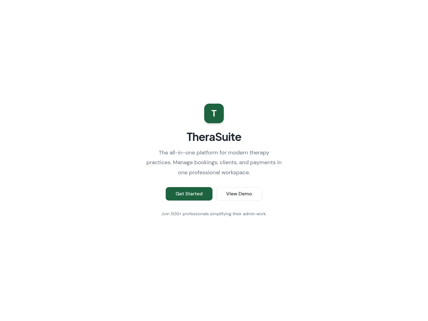 TheraSuite Manager