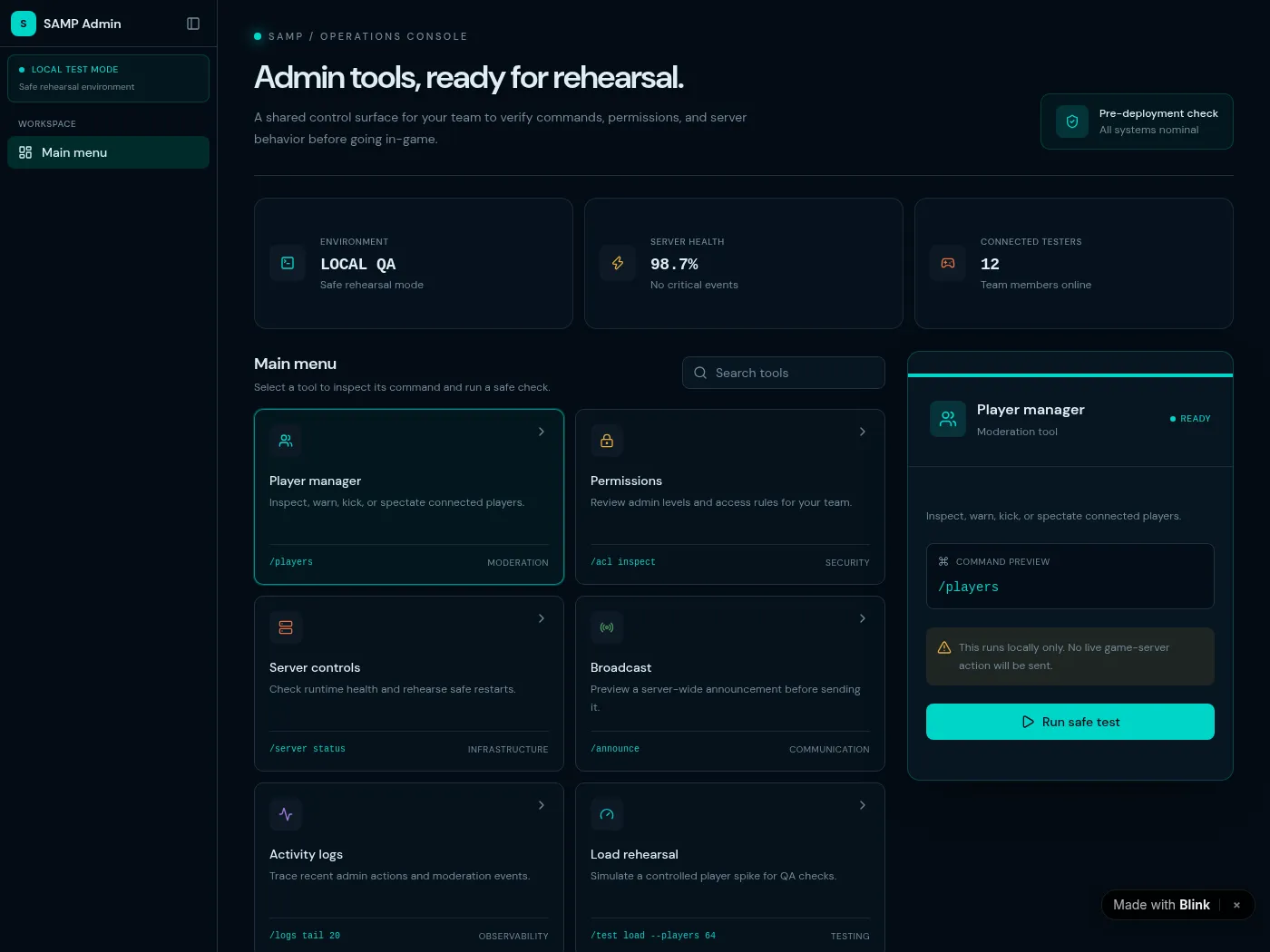 SAMP Admin Tool Replica