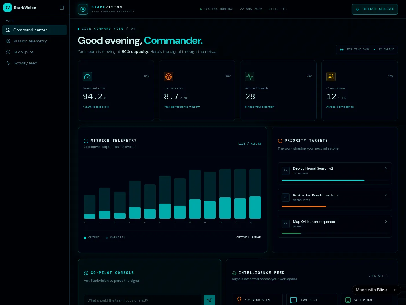 StarkVision Dashboard