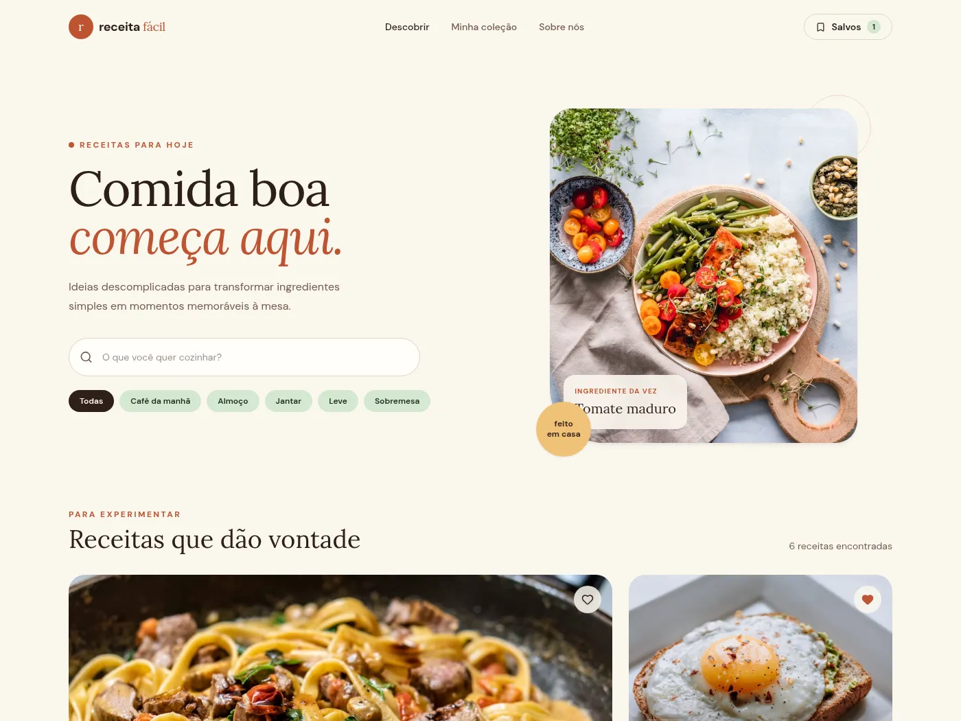 Receita Fácil App
