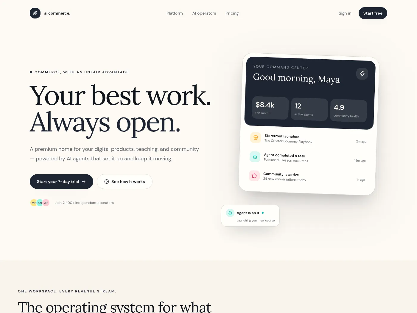 AIAgent Commerce Suite