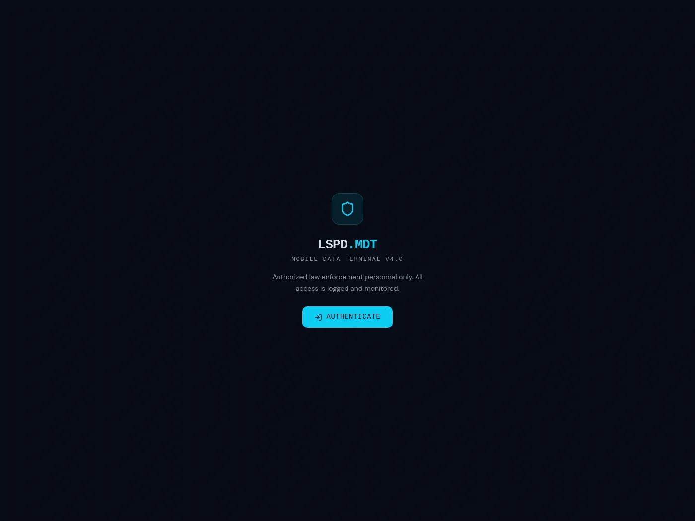 RP Police MDT Portal