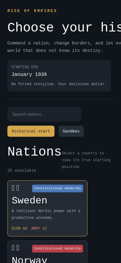 Rise of Empires