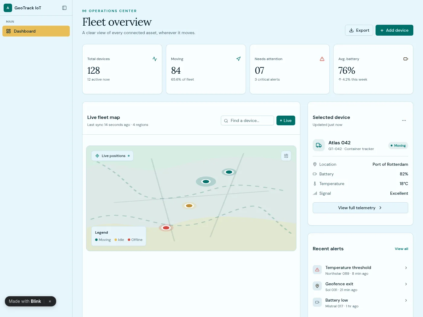 GeoTrack IoT Suite