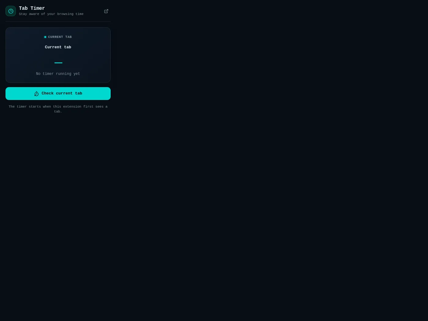 Tab Timer Extension