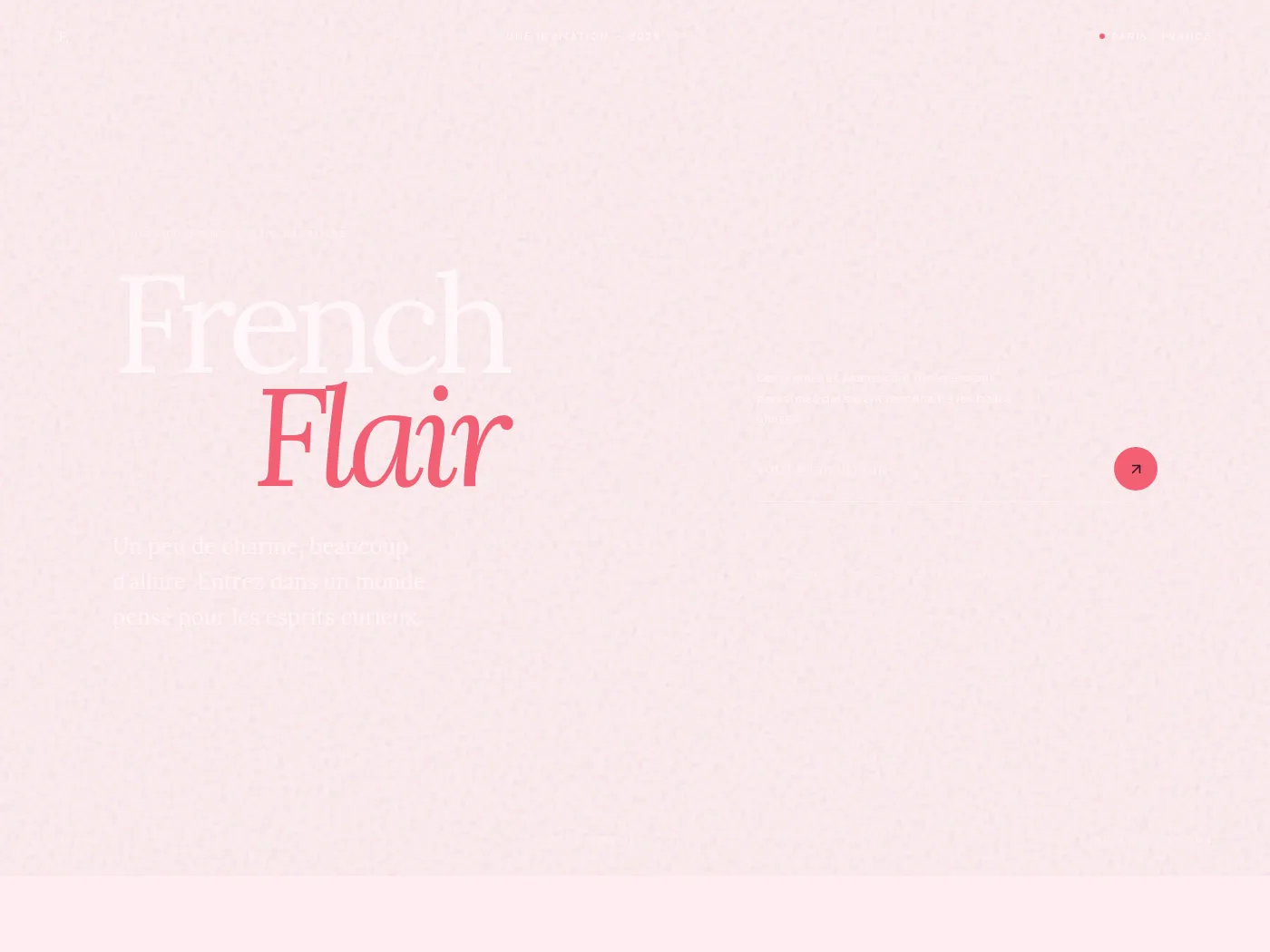 French Flair Landing