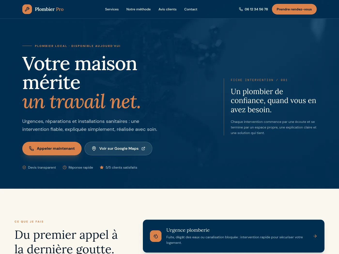 Plombier Pro Web