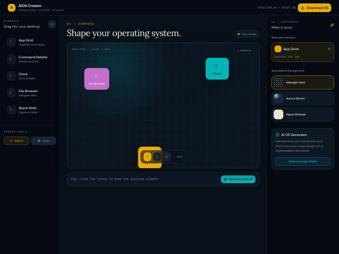 AiOS Creator