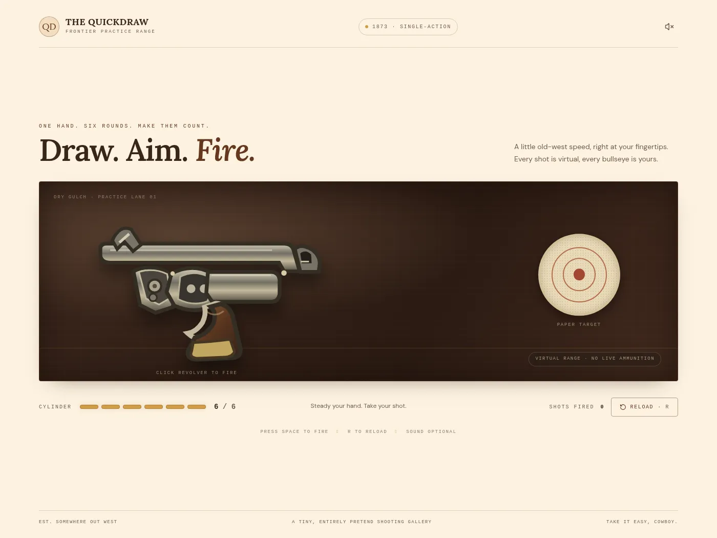 QuickDraw Revolver Sim