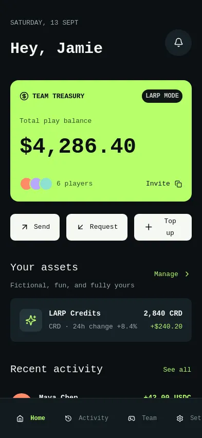 LARP Crypto Wallet