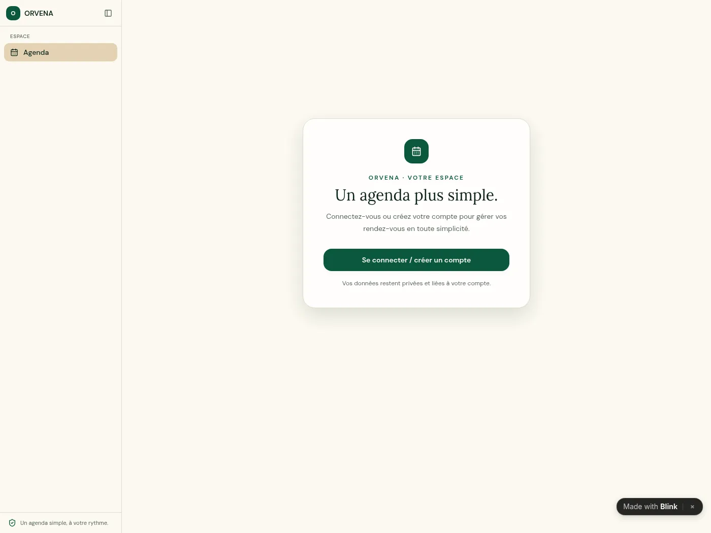 ORVENA SaaS Rendez-Vous