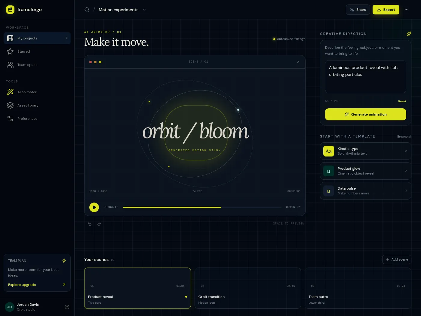 AI Animate Studio