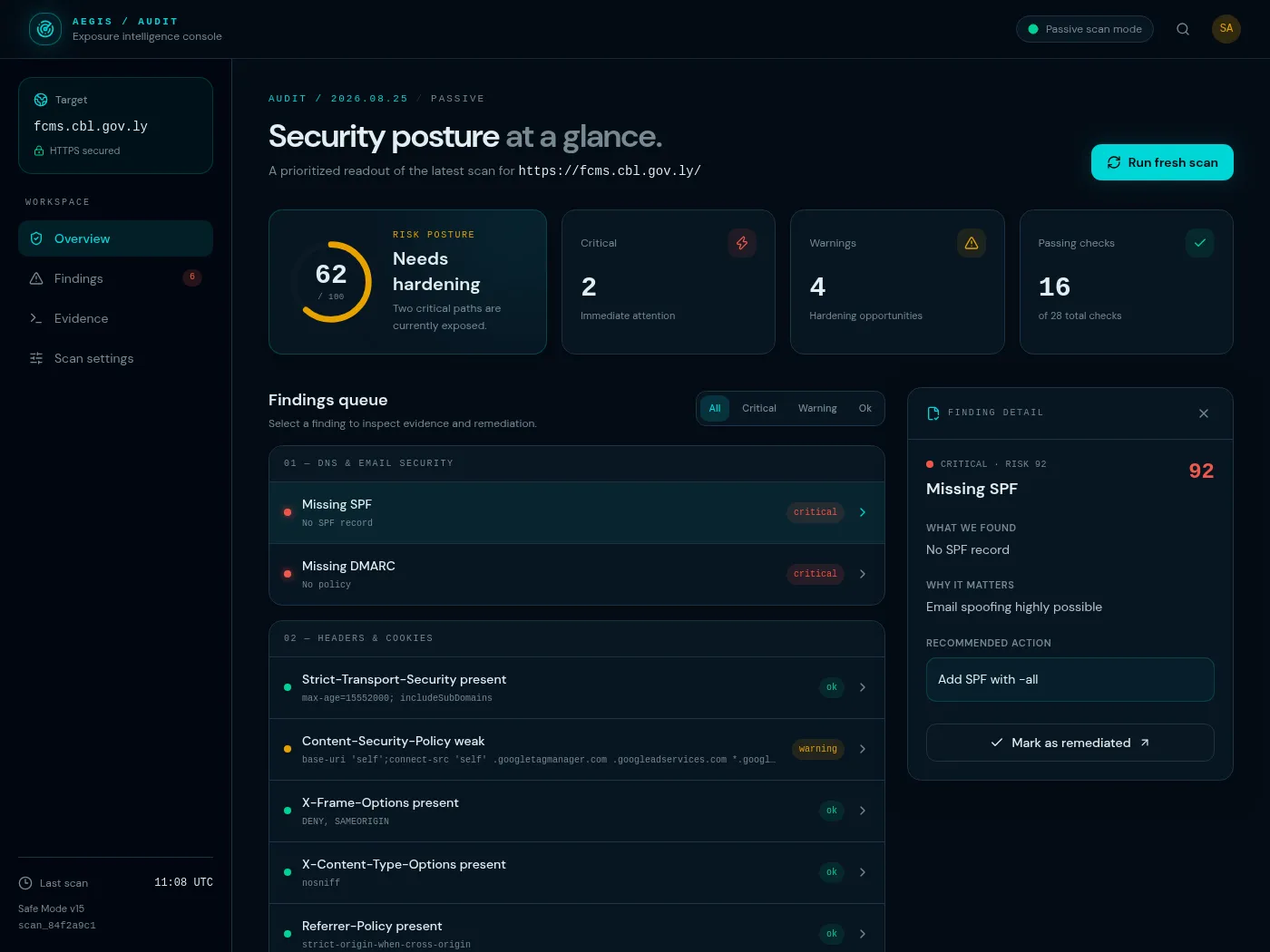 Web Security Audit Portal