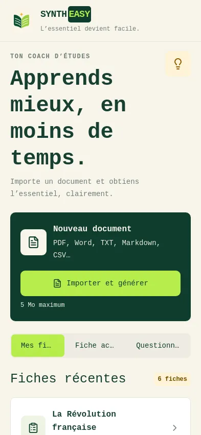 RéviseFacile Mobile
