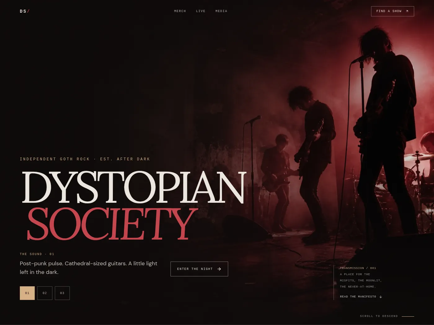 DYSTOPIAN SOCIETY Web Portal
