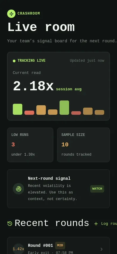 Crash Game Analyzer