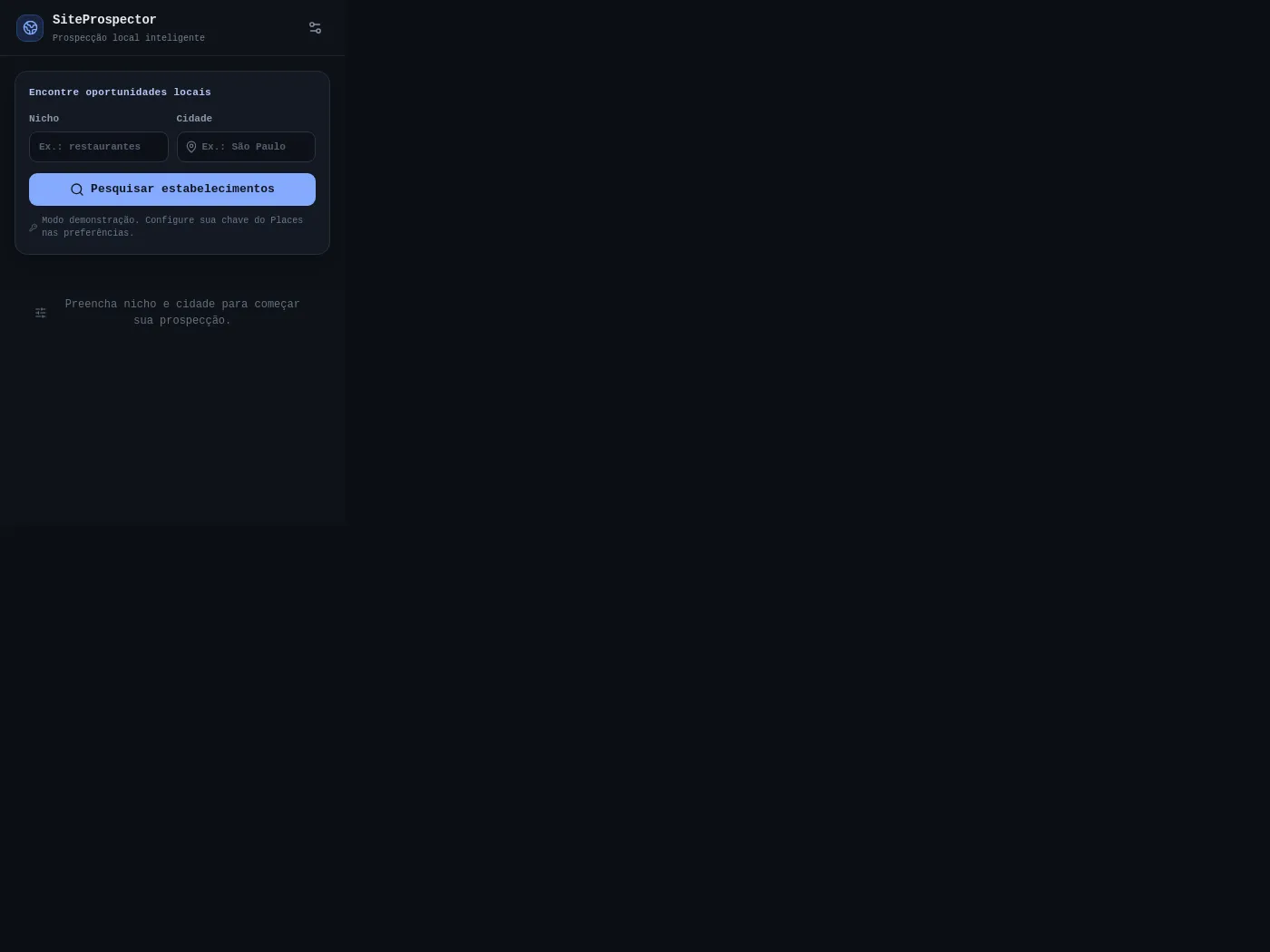 SiteProspector Chrome Extension