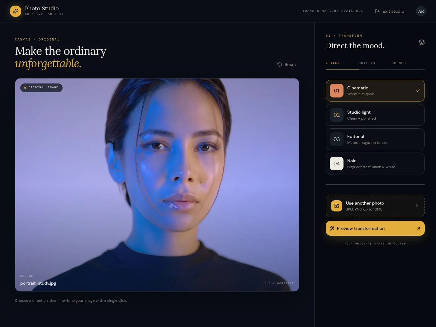 AI Photo Studio