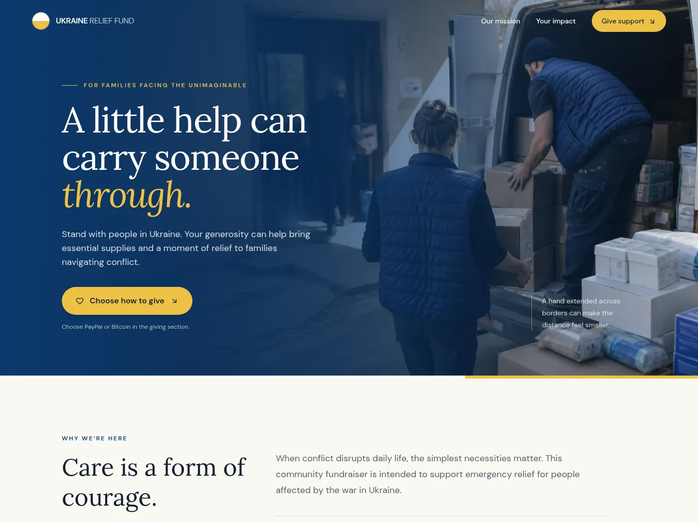 Ukraine Relief Fundraiser