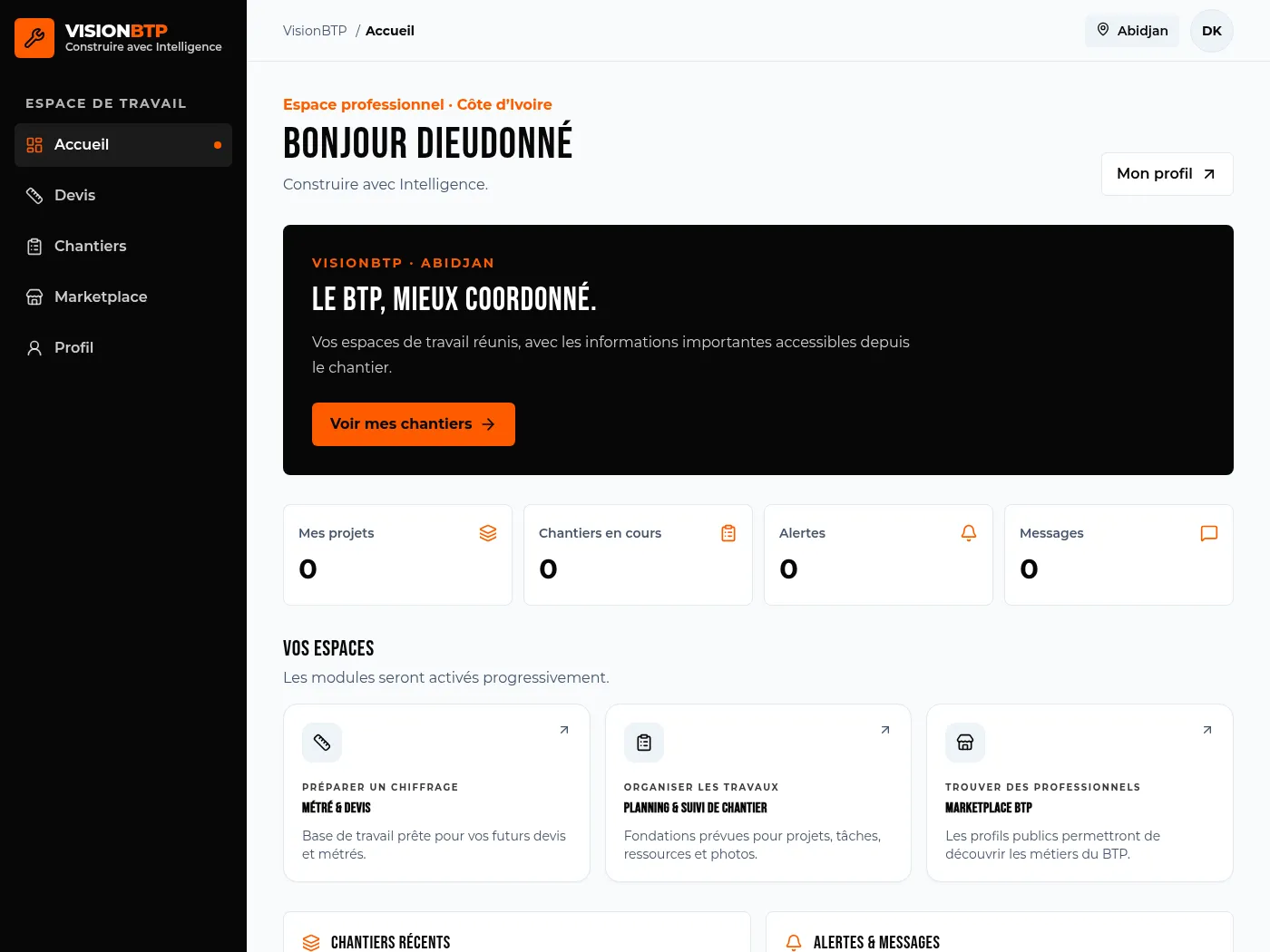 BTP 360 Plateforme Pro