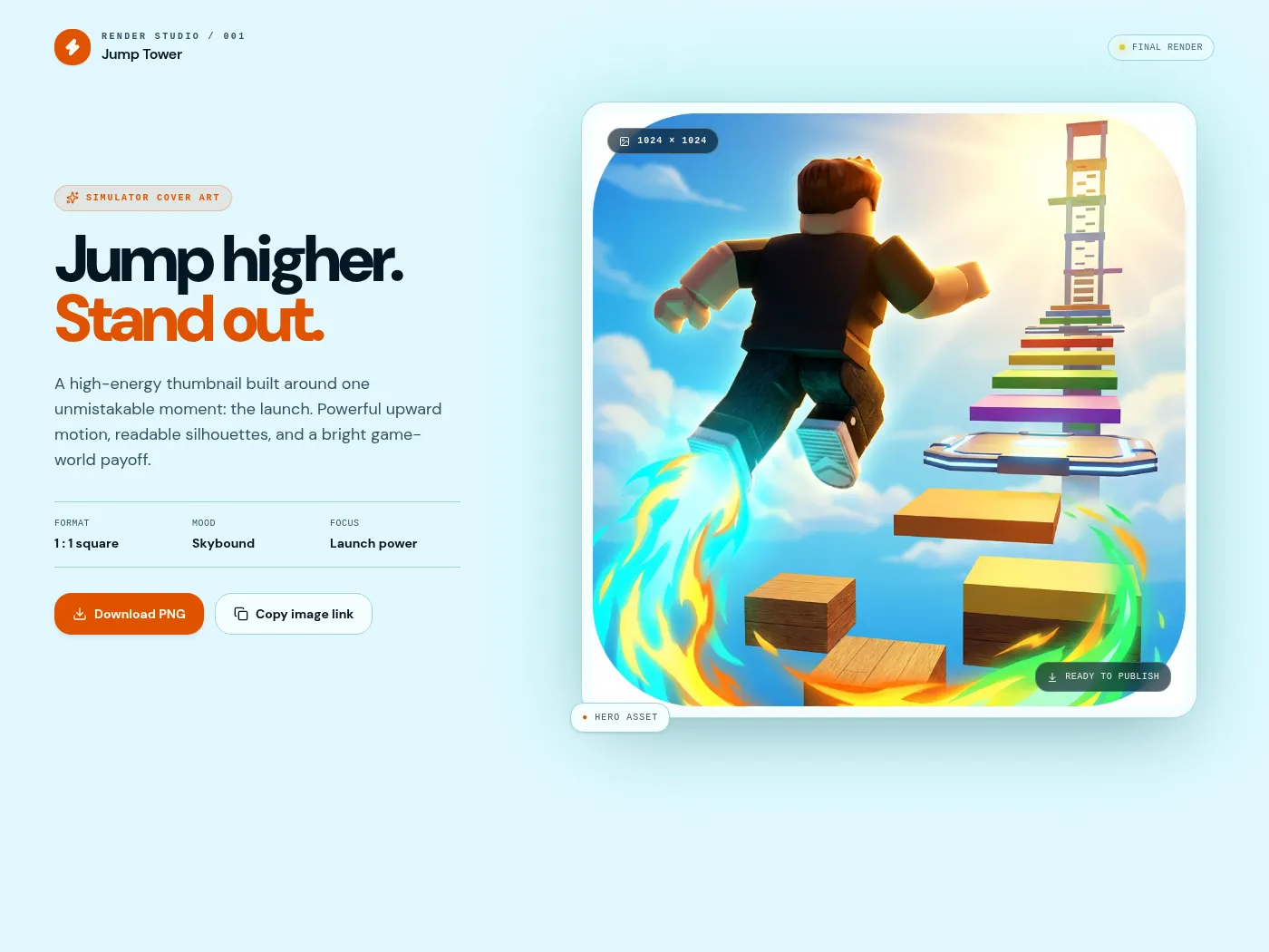 Jump Tower Thumbnail Render