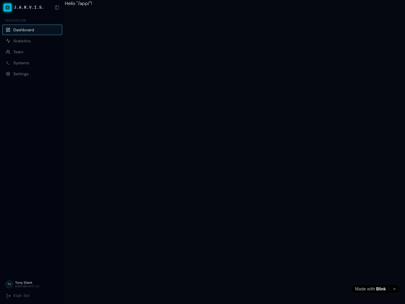 Jarvis Dashboard