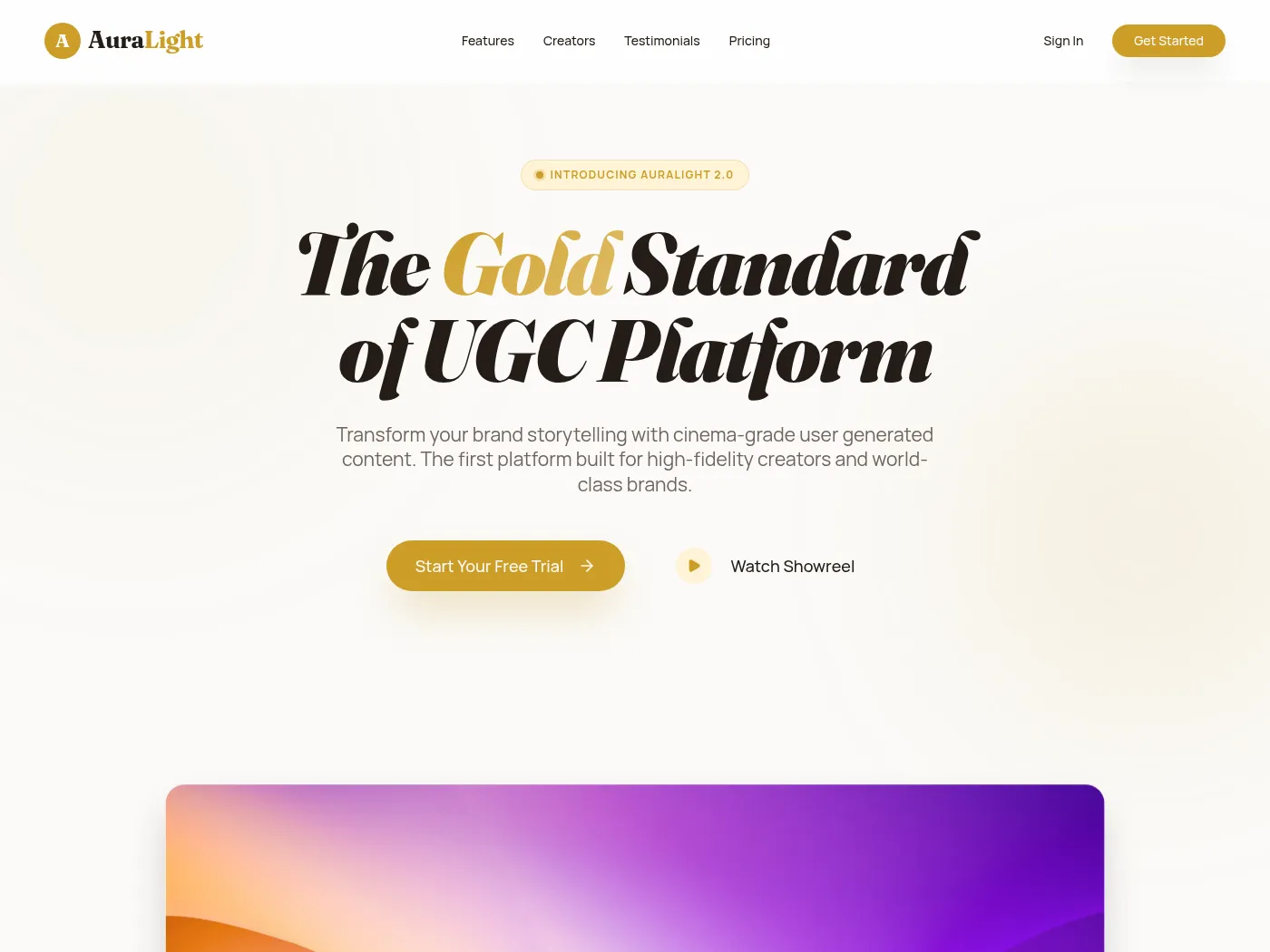 AuraLight Website