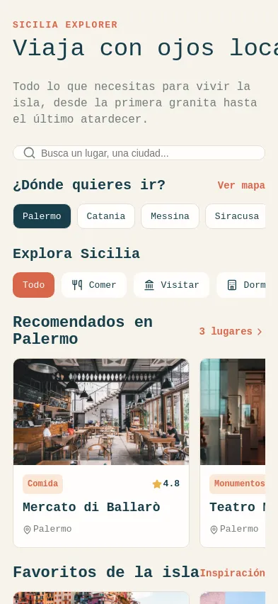 Sicilia Explorer App