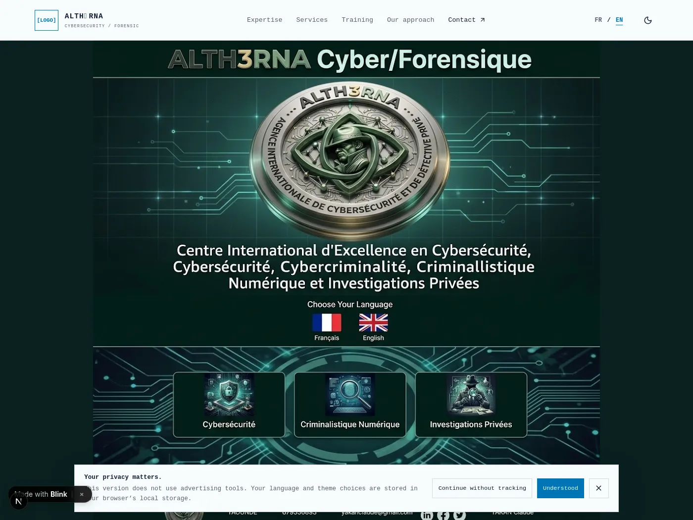 Altherna Cybersecurity Portal