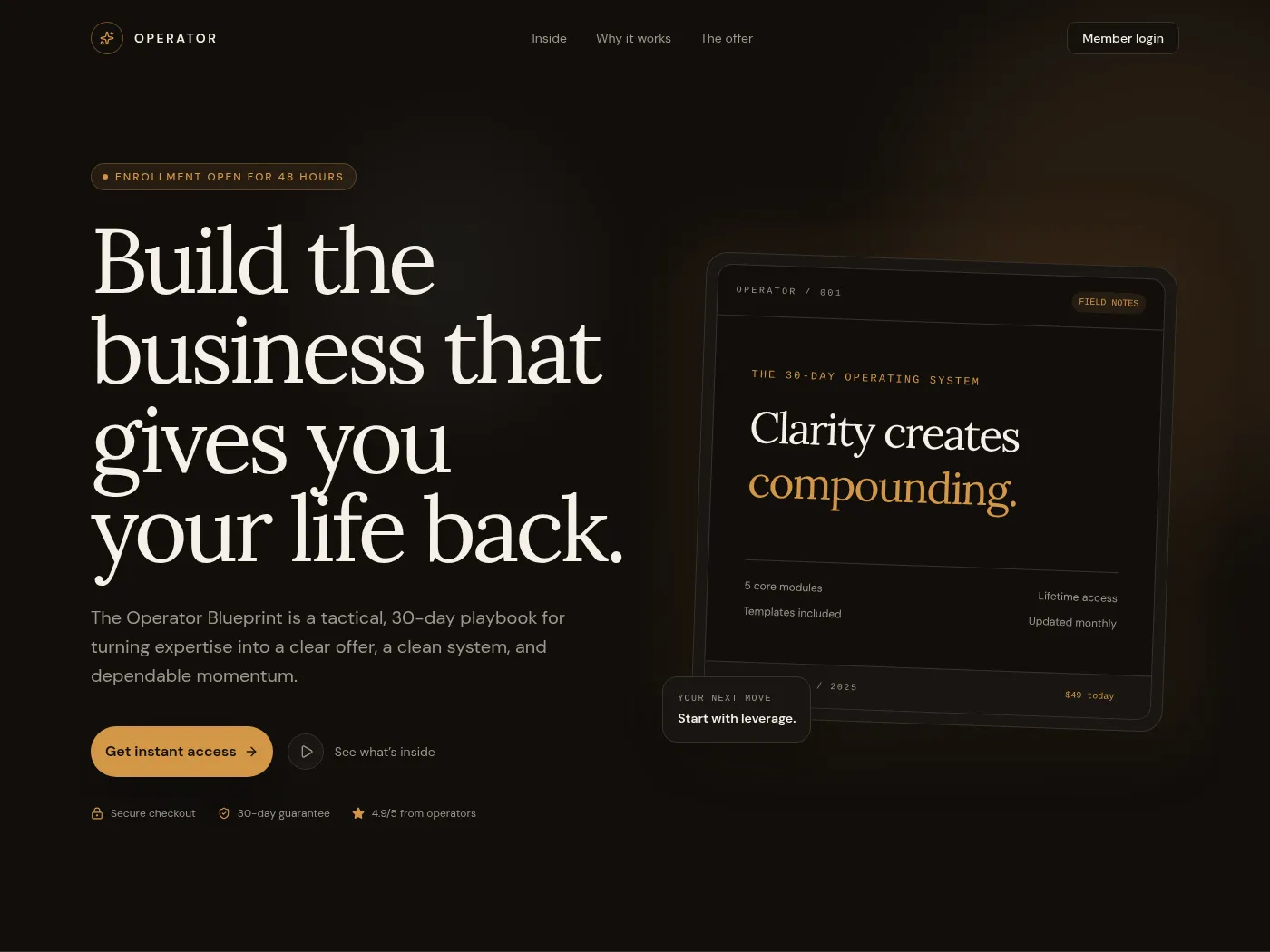 Premium Digital Product Platform for Entrepreneurs